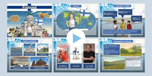 Finland PowerPoint 3rd/4th Class (teacher made)