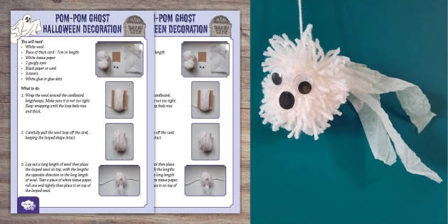 Ghost Halloween Craft • Twinkl.com.au