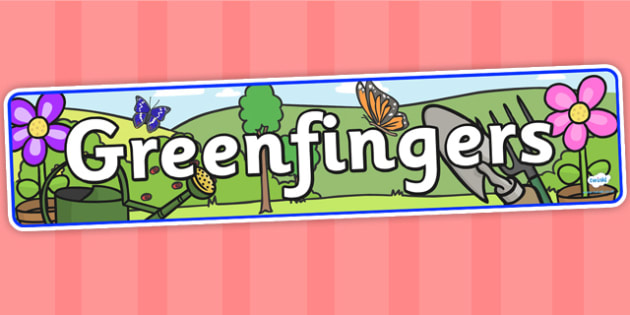 Greenfingers Display Banner