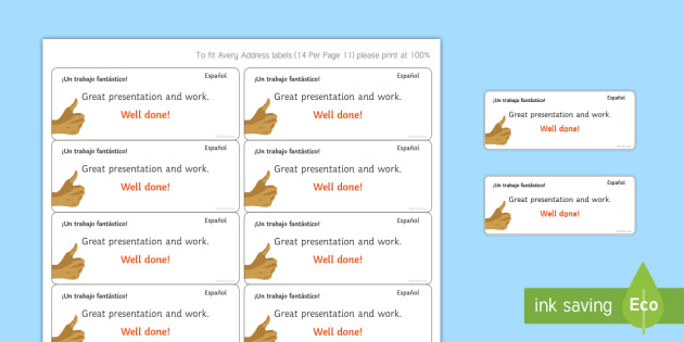 Time-Saving Good Work Stickers