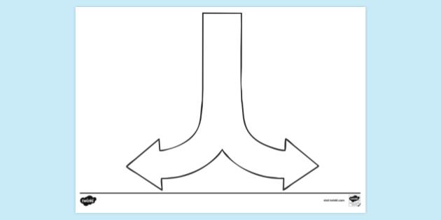 FREE! - Split Arrow Colouring Sheet | Colouring Sheets