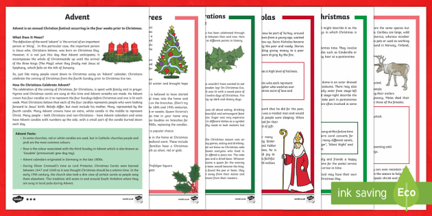 KS2 Christmas Differentiated Reading Comprehension Activity Pack ...