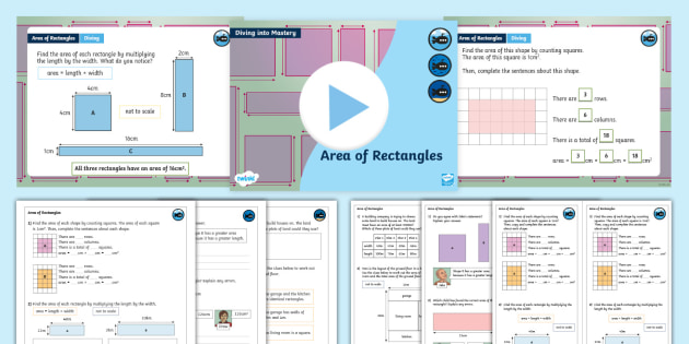 Area Of Rectangles Worksheet Year 5 Calculating The Perimeter And Area