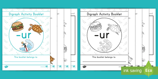 -ur Digraph Activity Booklet (teacher made)
