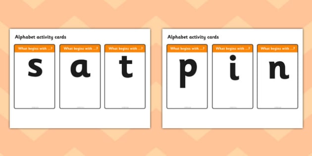 Phase 2 Activity Cards