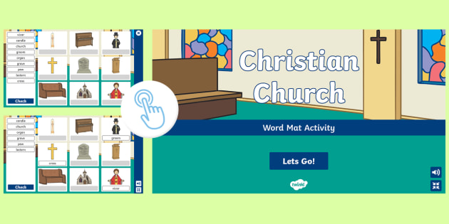 Christian Church Interactive Word Mat