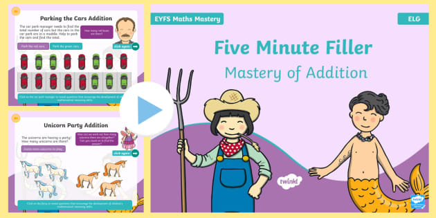 EYFS Maths Mastery: Five Minute Filler Addition (ELG) PowerPoint EYFS Maths Mastery: Five Minute Filler Addition (ELG) PowerPoint