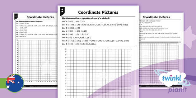 Year 5 Location and Transformation Coordinates Polygons Home Learning Tasks