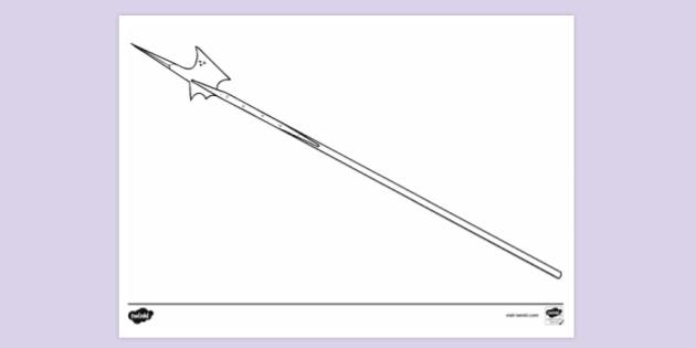 FREE! - Halberd Colouring Sheet (teacher made)