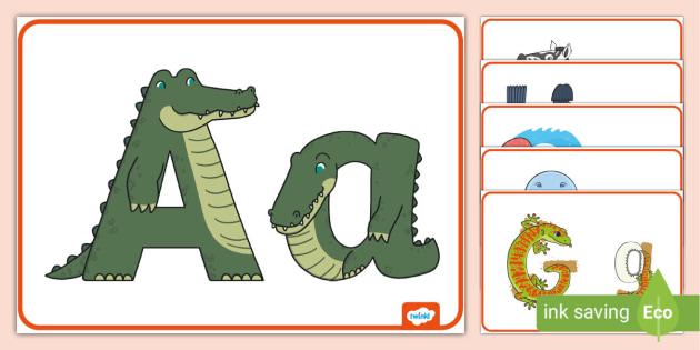 Animal Alphabet Display Posters (teacher made)
