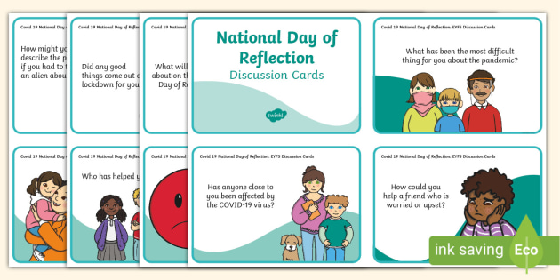 COVID-19 National Day of Reflection EYFS Discussion Cards
