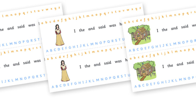 FREE! - Alphabet Strips (Fantasy) (teacher made)