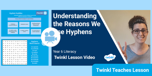 Hyphens Worksheets | twinkl.com.au