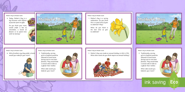 KS2 Mother's Day Ice Breaker Activity (teacher made)