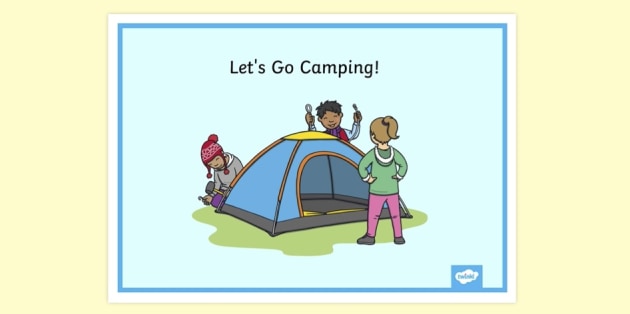 Camping Display Poster | Primary Resources (Teacher-Made)