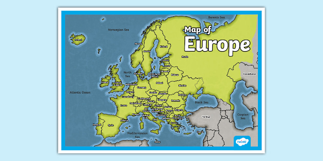 World Atlas Countries Of Europe