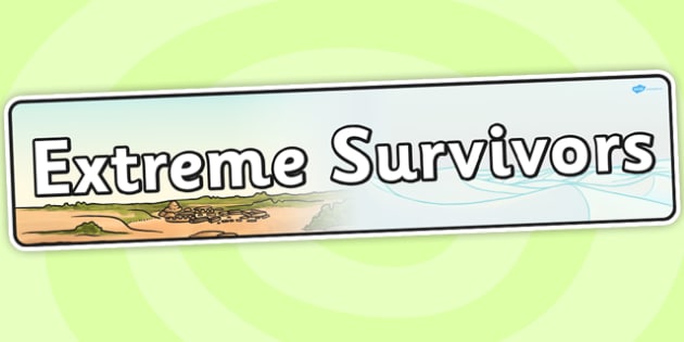 FREE! - Extreme Survivors Topic Display Banner - IPC, header, display