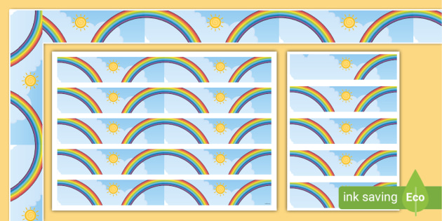 Mental Health and Wellbeing KS1 Border Strips - Twinkl