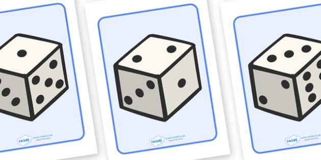 FREE! - 👉 A4 Dice Display Posters | Primary Resources