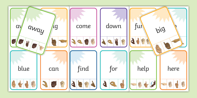 Sign Language Flashcards | twinkl.co.uk