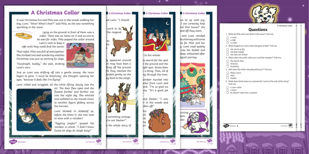 Christmas Comprehensions | twinkl.com.au