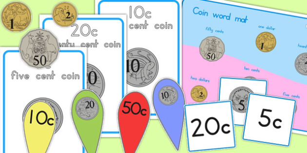 Australian Coins and Notes Resource Pack - australia, coins