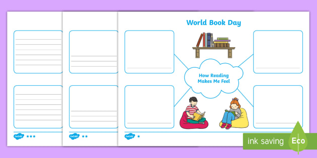 World Book Day Word Web Worksheet (teacher made)