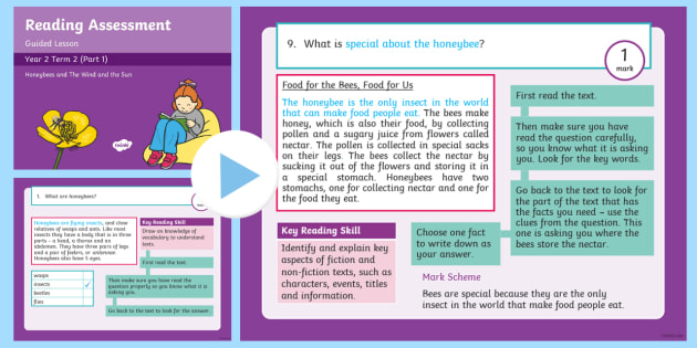 Year 2 Term 2 Paper 1 Reading Assessment Guided Lesson PowerPoint