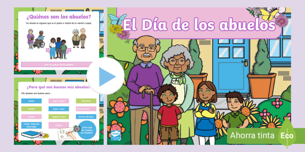 PowerPoint: El Día de los Abuelos (teacher made)