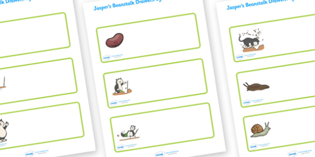 FREE! - Editable Drawer Peg Name Labels to Support Teaching on Jasper's