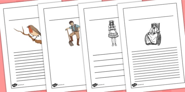 The Secret Garden Writing Frames (teacher made)