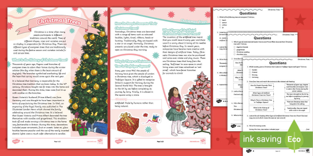 Christmas Comprehensions | twinkl.com.au