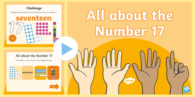 * NEW * All About Number 17 PowerPoint - All about number, number of the