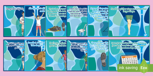 FREE! - Terry Fox Long Distance Running Tips - Grades 4-6