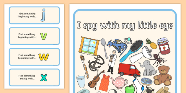 Phonics I Spy - Set 6 - ESL Phonics I Spy Game