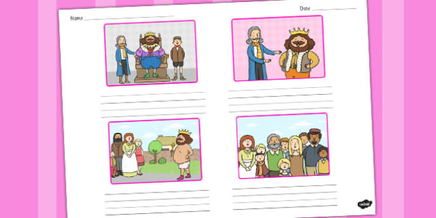 The Emperors New Clothes Storyboard Template