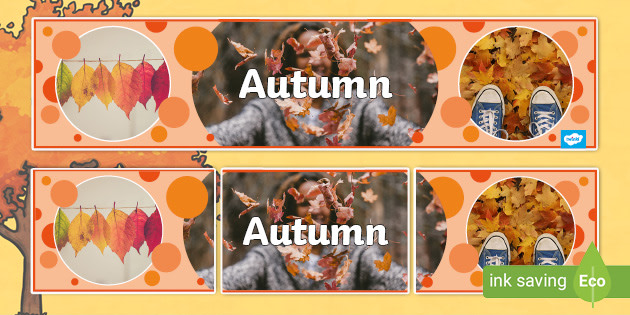 Autumn Display Banner (Teacher-Made)