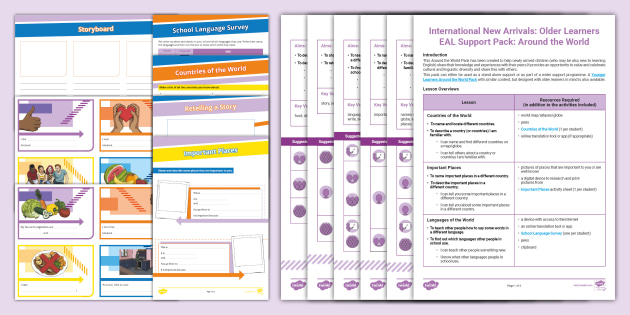 EAL Around the World Support Pack | EAL Resources | Twinkl