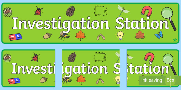 👉 Investigation Station Display Banner - Exploration Area Display Banner