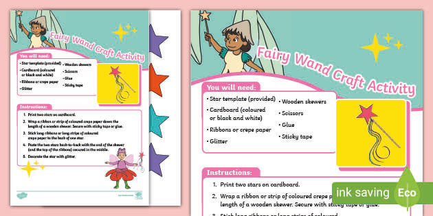 International Fairy Day Fairy Wand Craft Activity