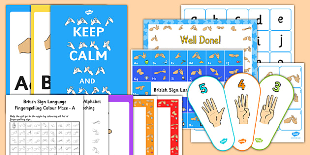 Deaf Awareness Week BSL Resource Pack (teacher made)