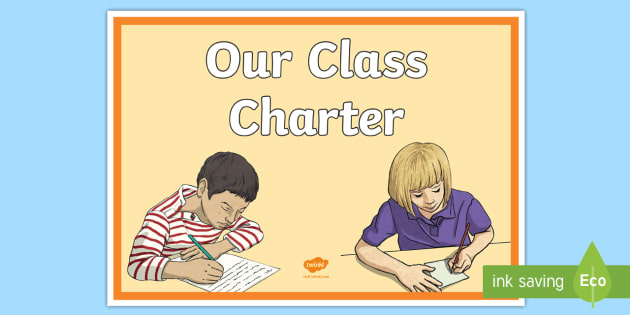 Our Class Charter A4 Display Poster (teacher made)