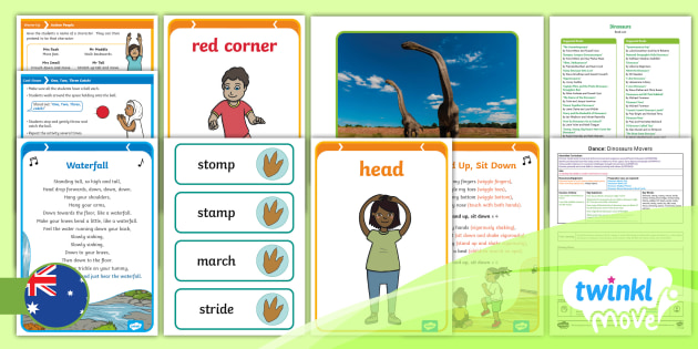 Move PE Foundation Dinosaur Dance: Lesson One: Dinosaur Movers