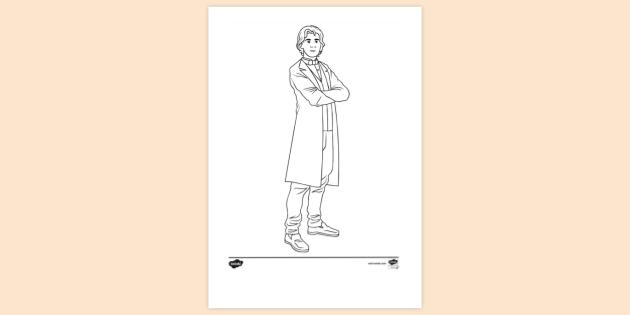 FREE! - Henry Clerval Colouring Sheet | Colouring Sheets