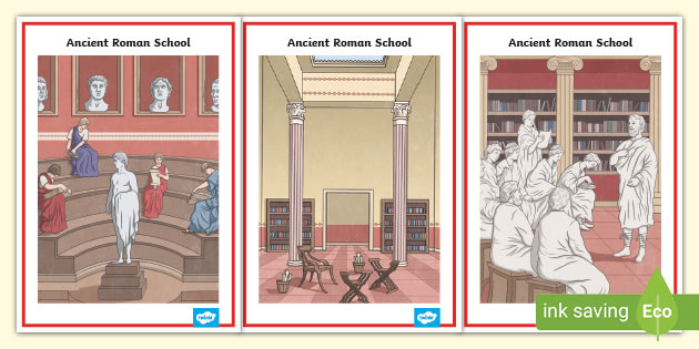 FREE! - Ancient Roman School | Display Posters