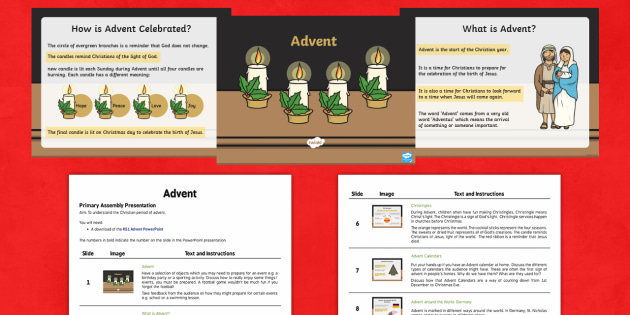 Foundation Phase Advent Assembly Script and PowerPoint Pack