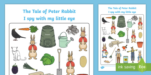 The Tale of Peter Rabbit 'I Spy With My Little Eye' Activity