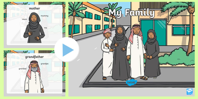 My Family PowerPoint (teacher made)