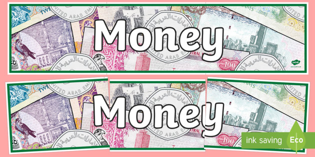Money Display Banner (teacher made)