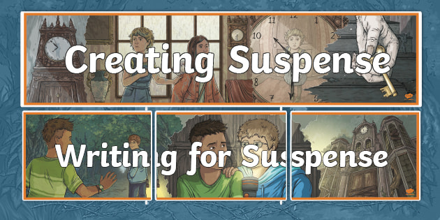 Writing for Suspense Display Banner (teacher made)